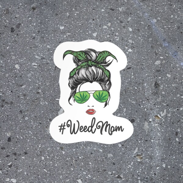Boy Mom Messy Bun Sticker Decal - Etsy