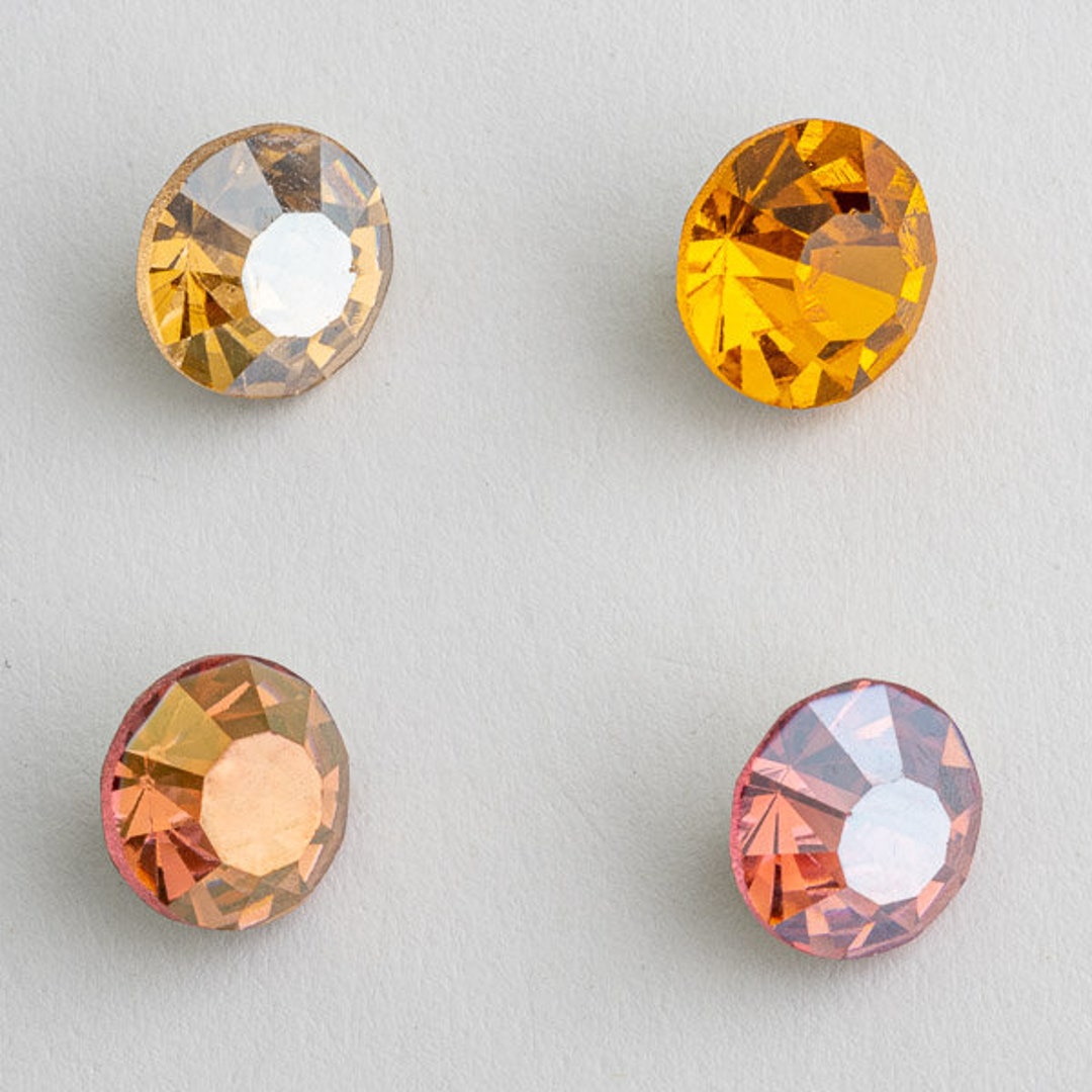 Beautiful Crystal Stones of 8 Mm Chatons Faceted Rhinestones, Costume ...