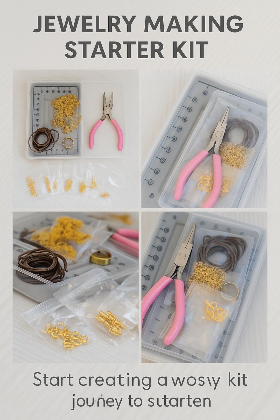 Jewelry Making Kit for Beginners – DIY Bracelet & Necklace Supplies Set ...