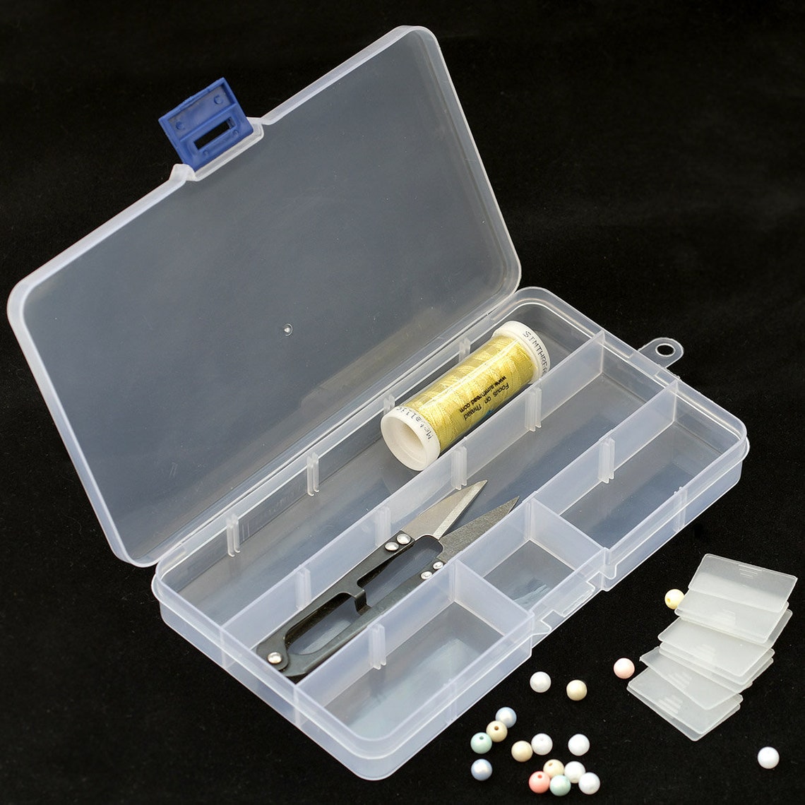 Organizer for Beads, Plastic Storage Box With Removable Dividers, Bead ...