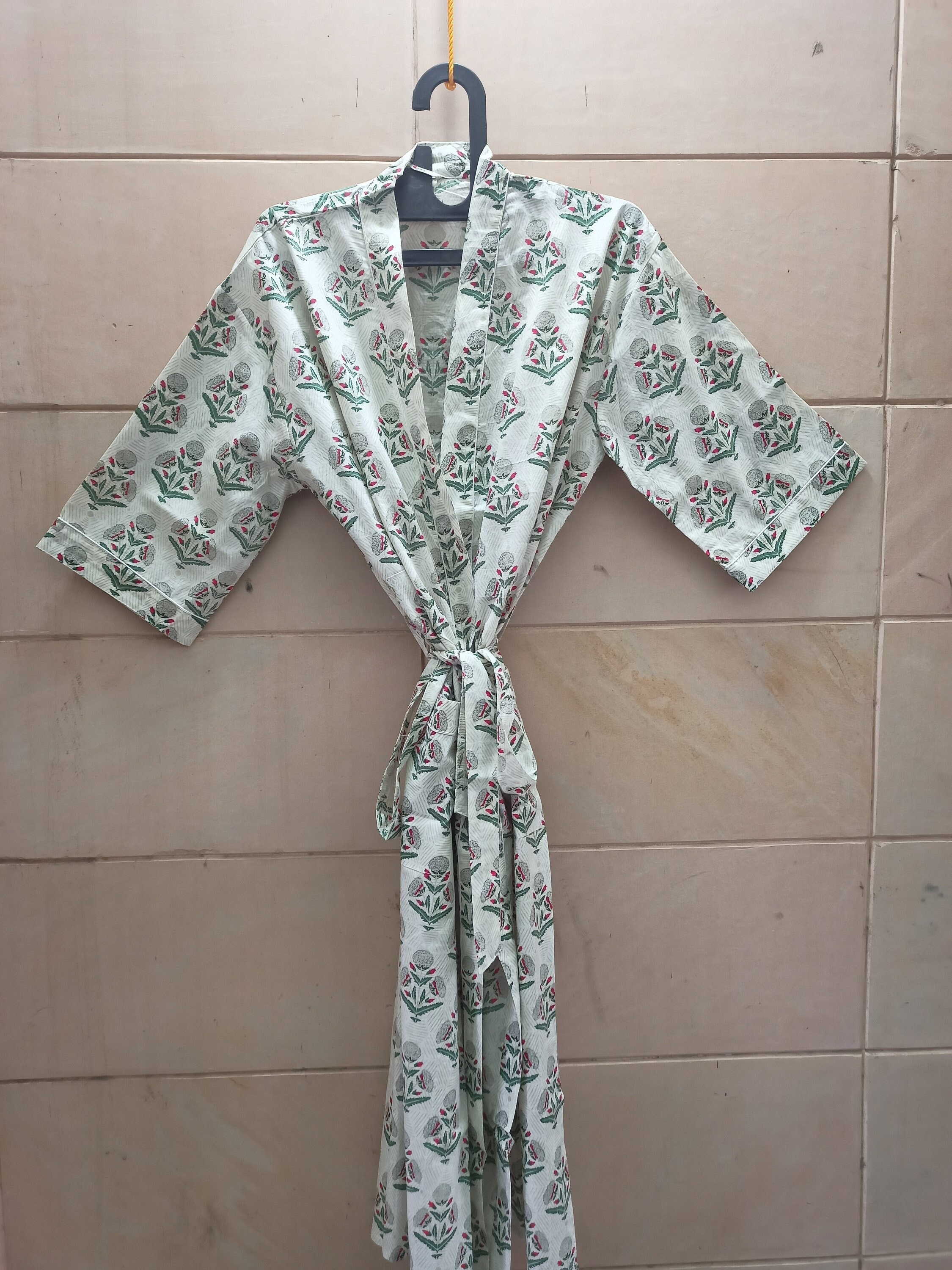 Set of 10 Pc Lot 100% Cotton Kimono Robes, Pure Cotton Kimono, Handmade ...