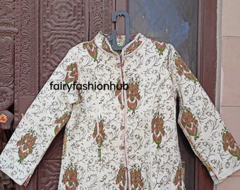 Handmade Patchwork Jackets, Indian Cotton Handmade Winter Jacket Coat ...