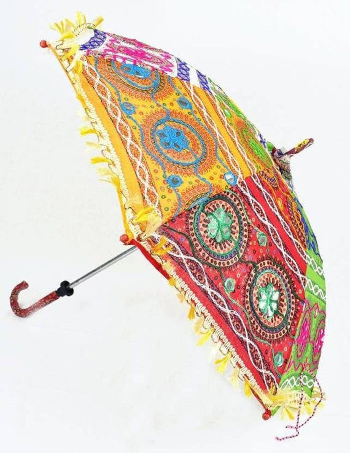 5 Pcs Mix Lot Indian Wedding Umbrella Handmade Umbrella Decorations ...