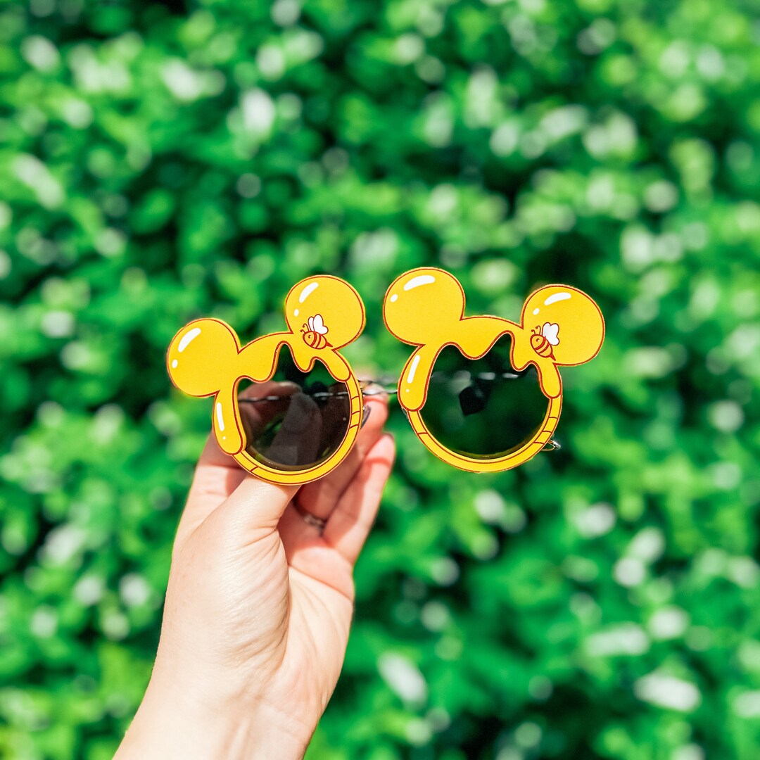 Pooh Hunny Mickey Sunglasses - Etsy