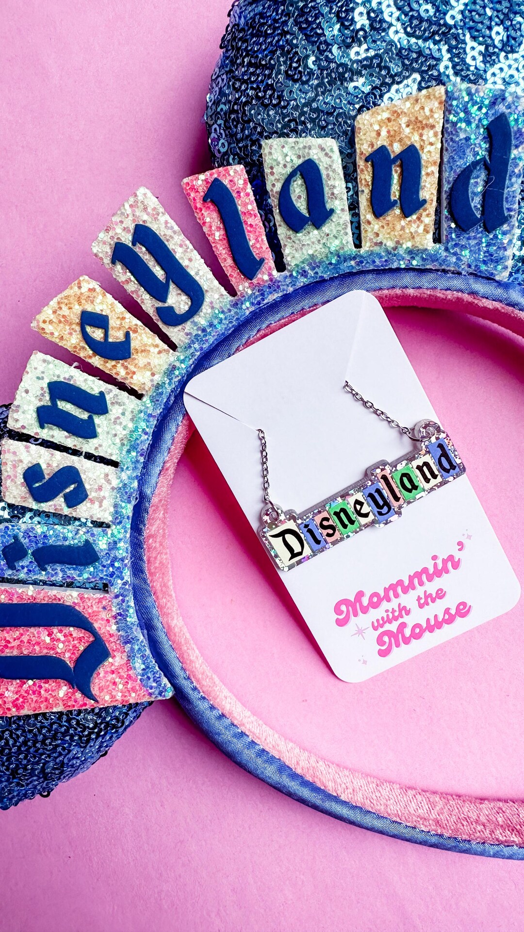 Disneyland Entrance Sign Marquee Necklace - Etsy