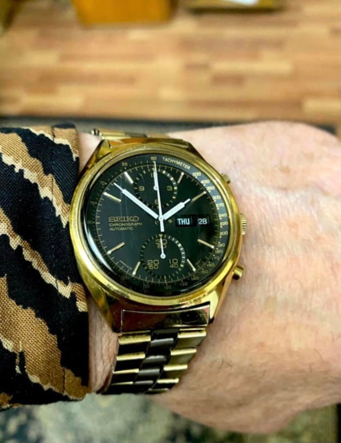 SEIKO PANDA CHRONOGRAPH Automatic 1975 - Etsy