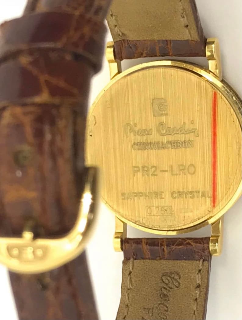 18k Gold Pierre Cardin Swiss Made Watch N.O.S - Etsy