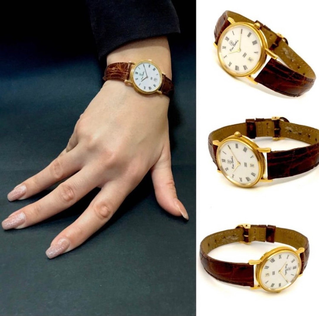 18k Gold Pierre Cardin Swiss Made Watch N.O.S - Etsy