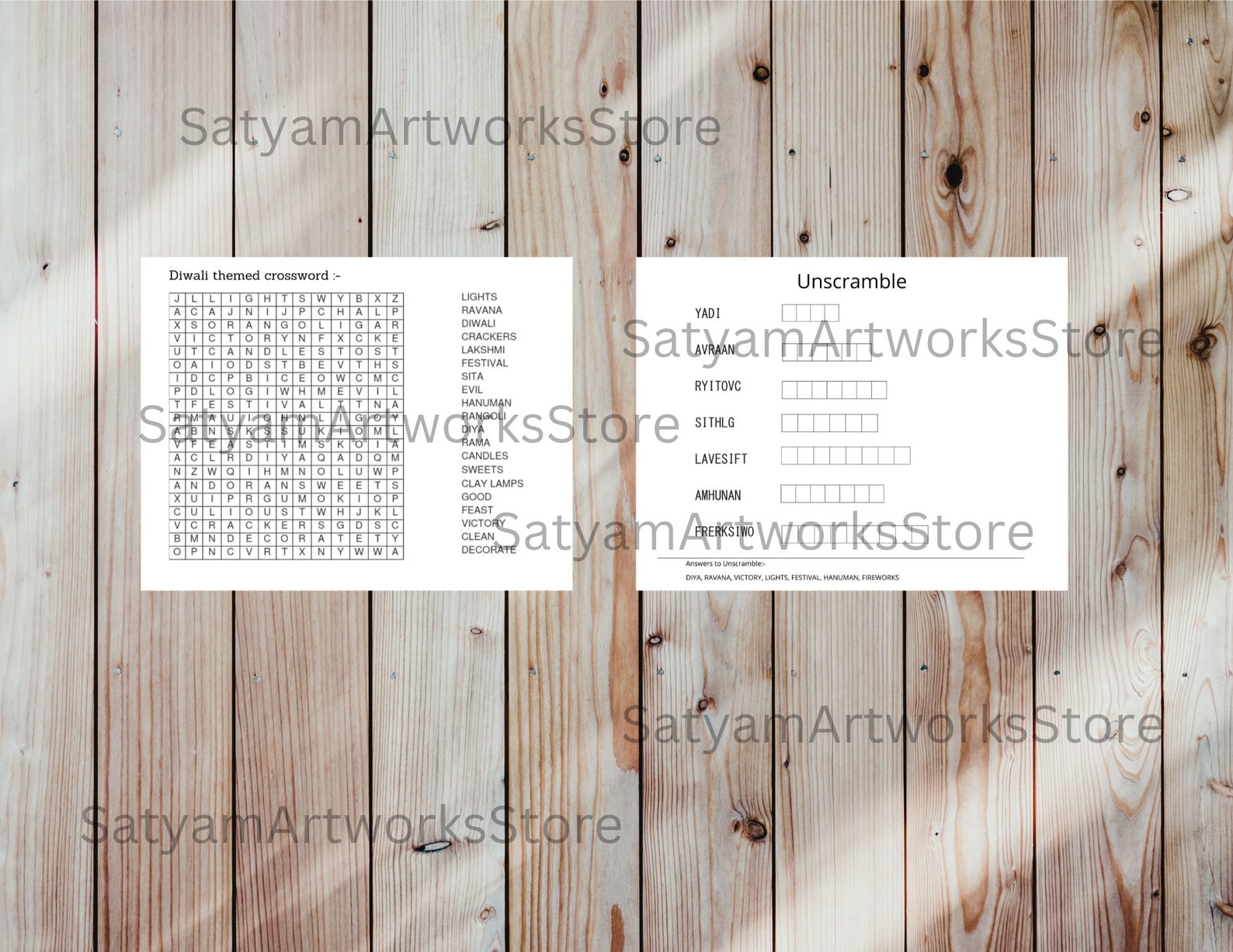 Diwali Activity Pages - 20 Pages, Diwali Coloring Pages for Kids ...