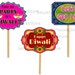 32 Diwali Themed Party Props, Diwali Photo Booth Props, Indian Festival ...