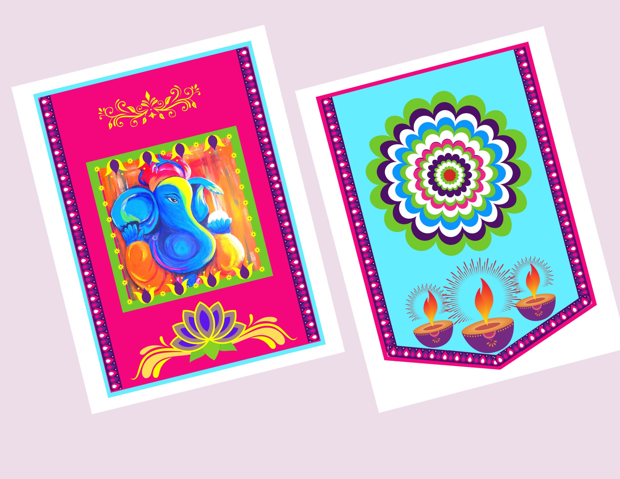 Diwali DIY Bunting Download Printable Happy Diwali Banner - Etsy UK