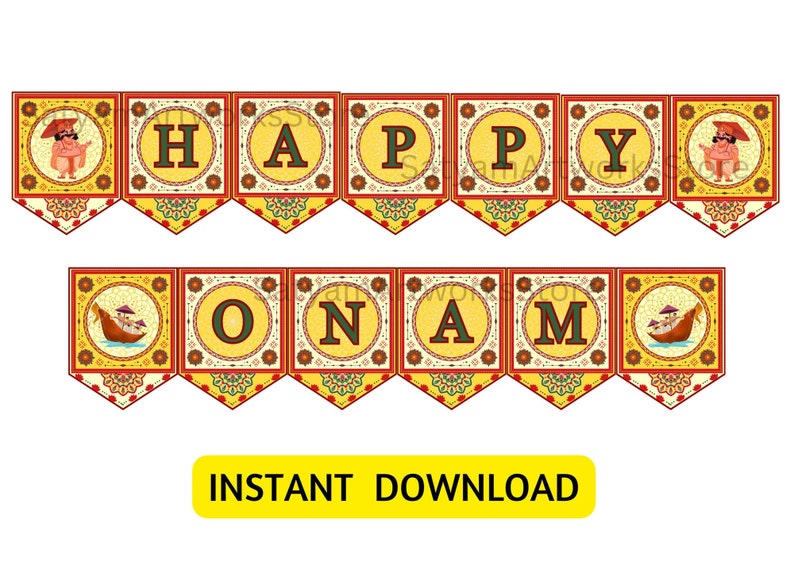 Happy Onam Banner, Kerala Festival, Kerala New Year, Downloadable ...