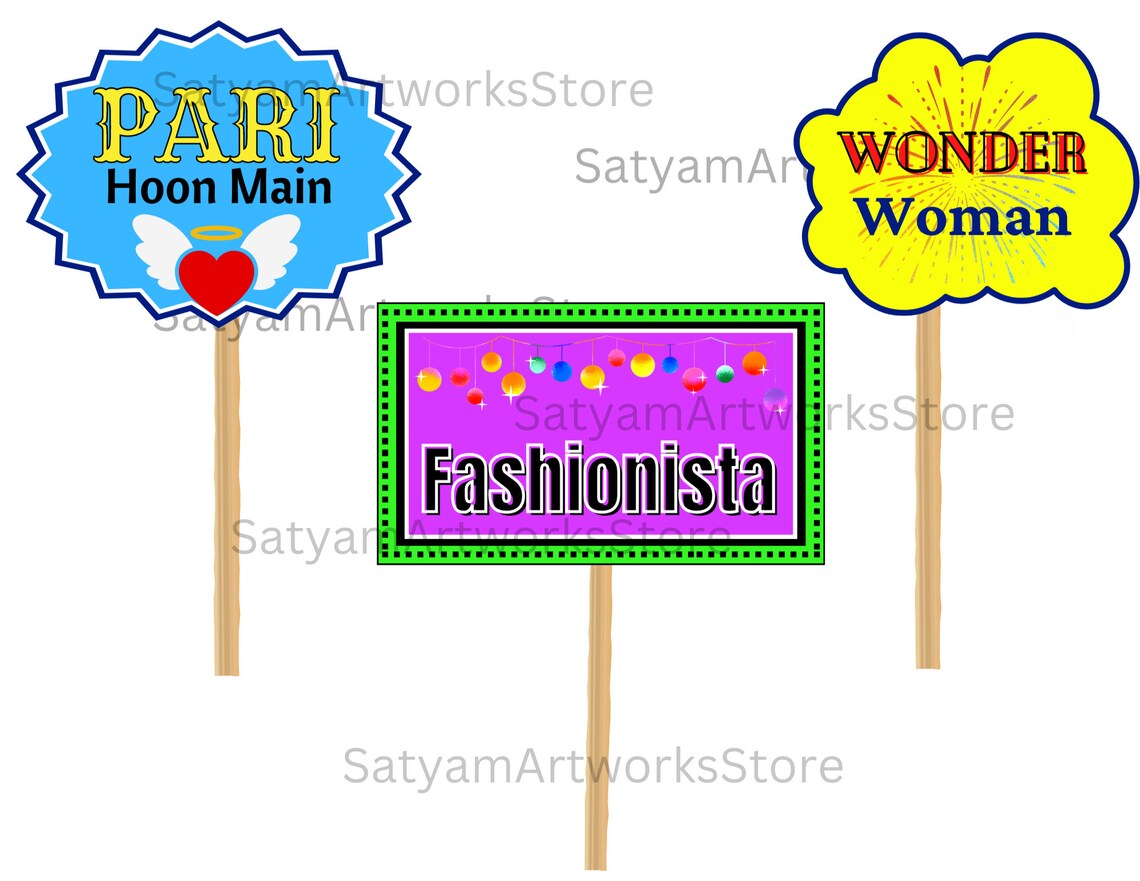 26 Kitty Party Photobooth Props, Bollywood Photo Booth Props, Indian ...