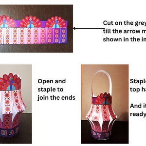 Diwali Printable Paper Lantern, Indian Festival, Instant Download ...