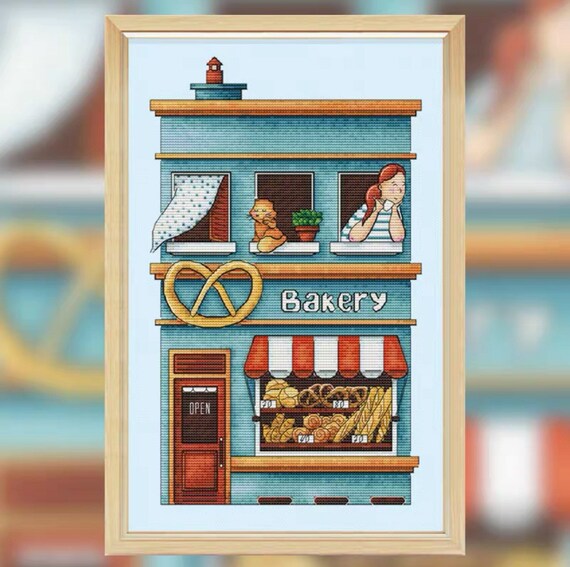 Bakery Cross Stitch Pattern - Etsy