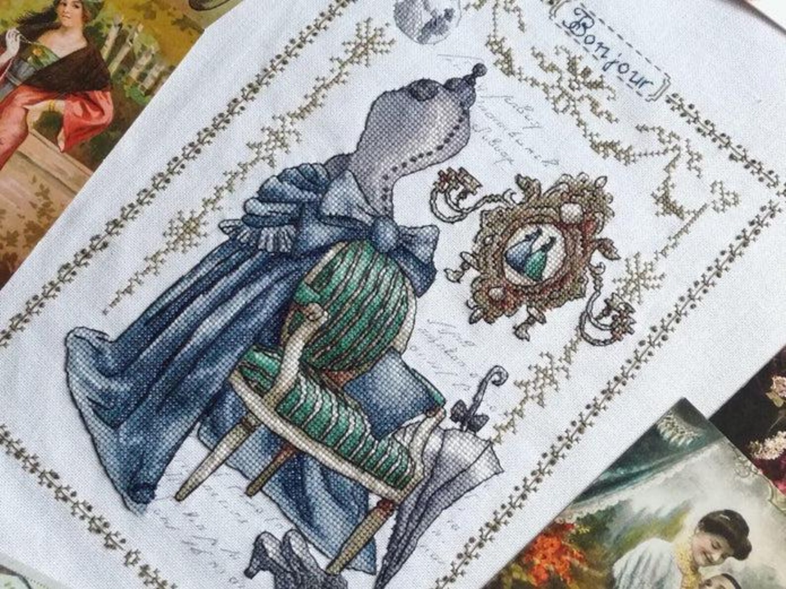 Tailor Shop Series - European Cross Stitch Pattern - Etsy