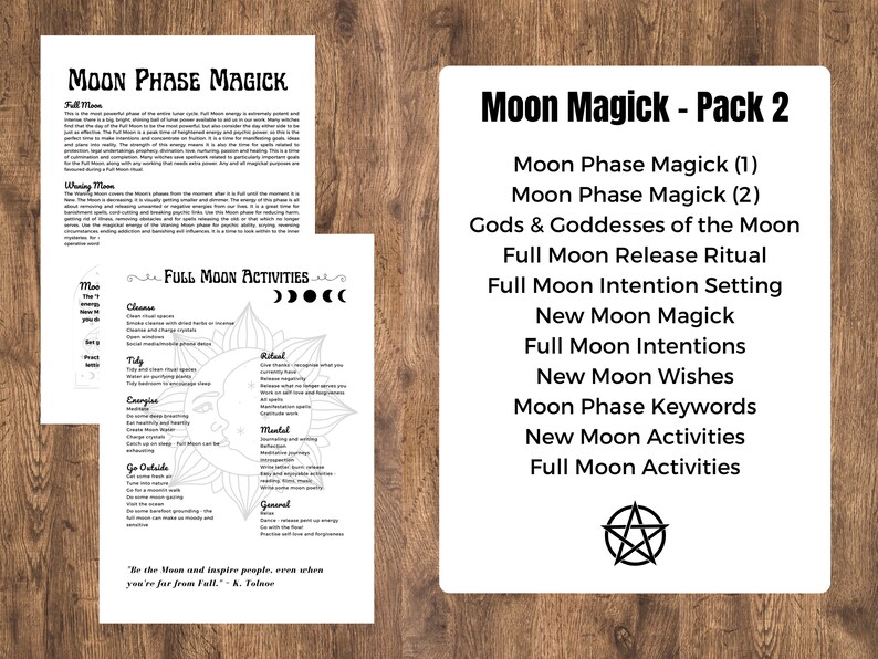 Printable Grimoire Pages Build Your Own Grimoire Book of Shadows the ...