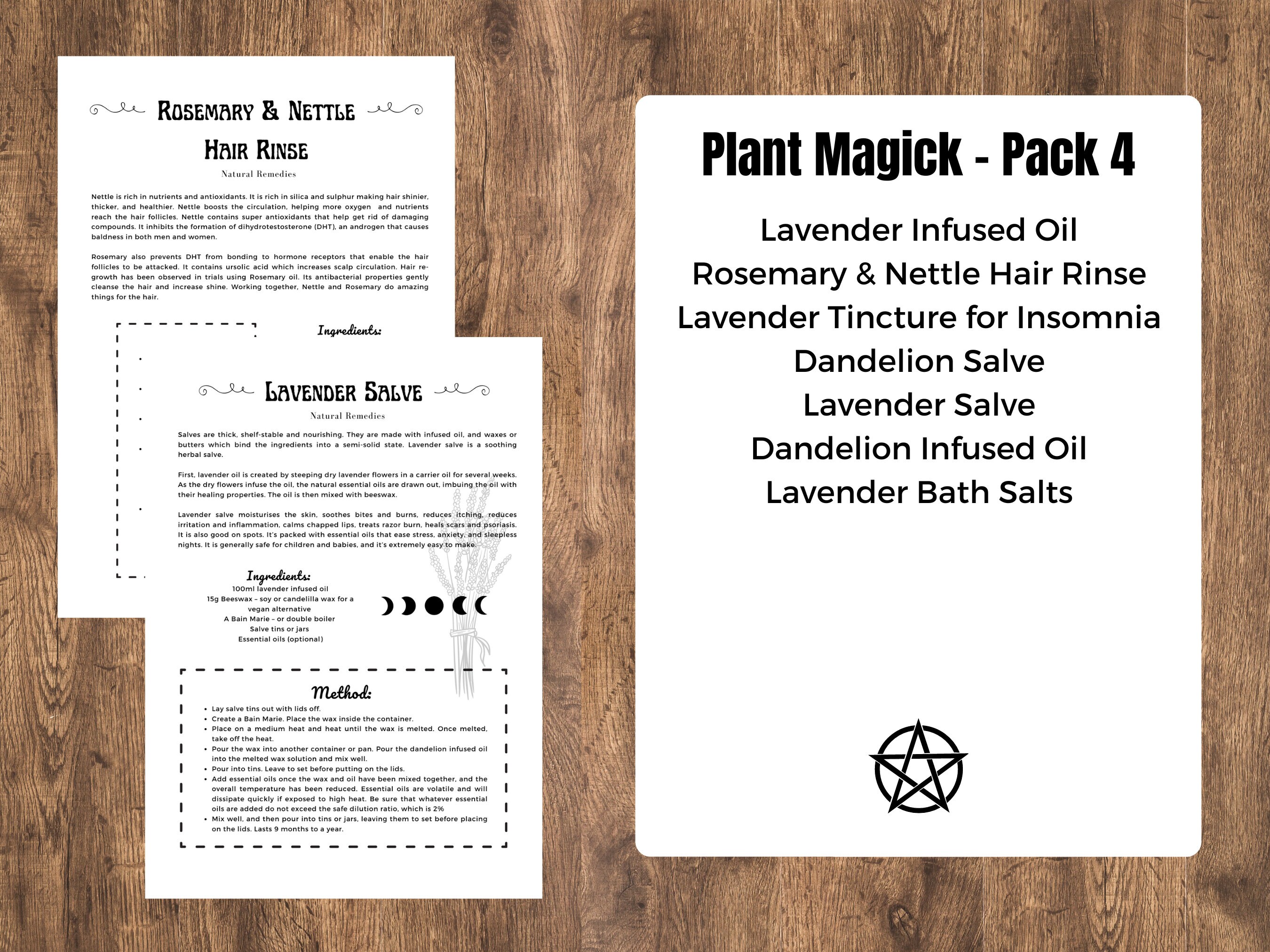 Printable Grimoire Pages Build Your Own Grimoire Book of Shadows the ...