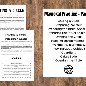 Printable Grimoire Pages | Build Your Own Grimoire | Book of Shadows ...