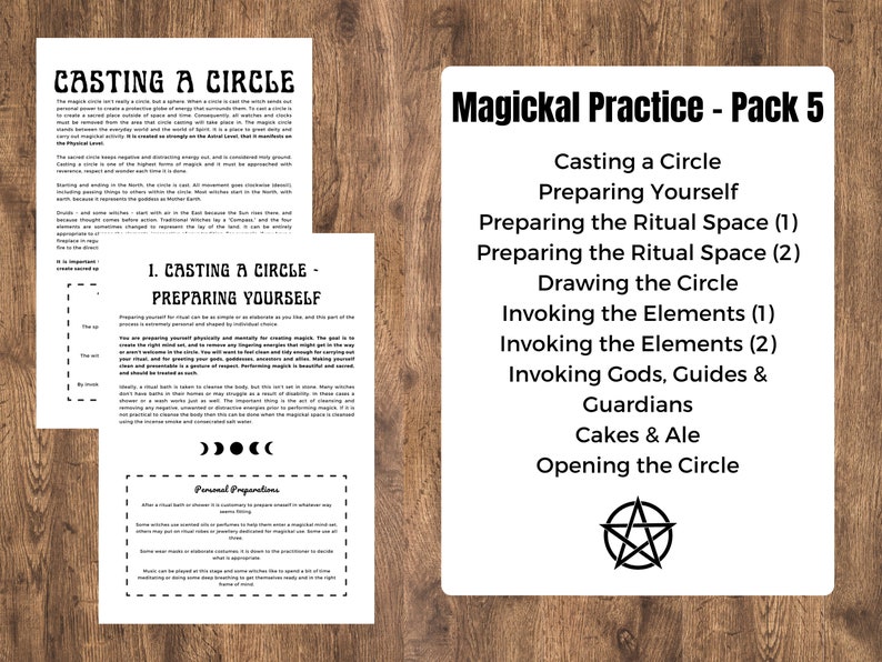 Printable Grimoire Pages | Build Your Own Grimoire | Book of Shadows ...