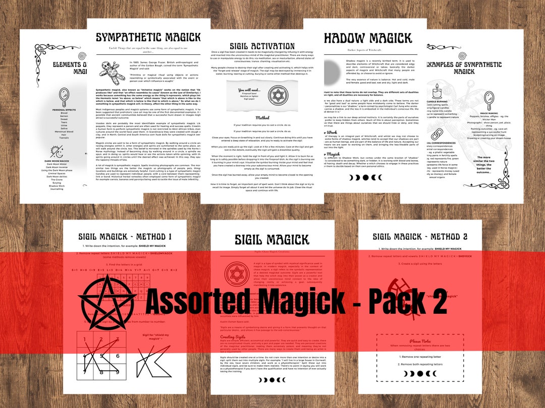 Printable Grimoire Pages | Build Your Own Grimoire | Book of Shadows ...
