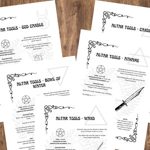 Printable Grimoire Pages | Build Your Own Grimoire | Book of Shadows ...