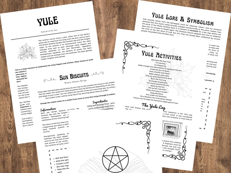 Printable Grimoire Pages | Build Your Own Grimoire | Book of Shadows ...