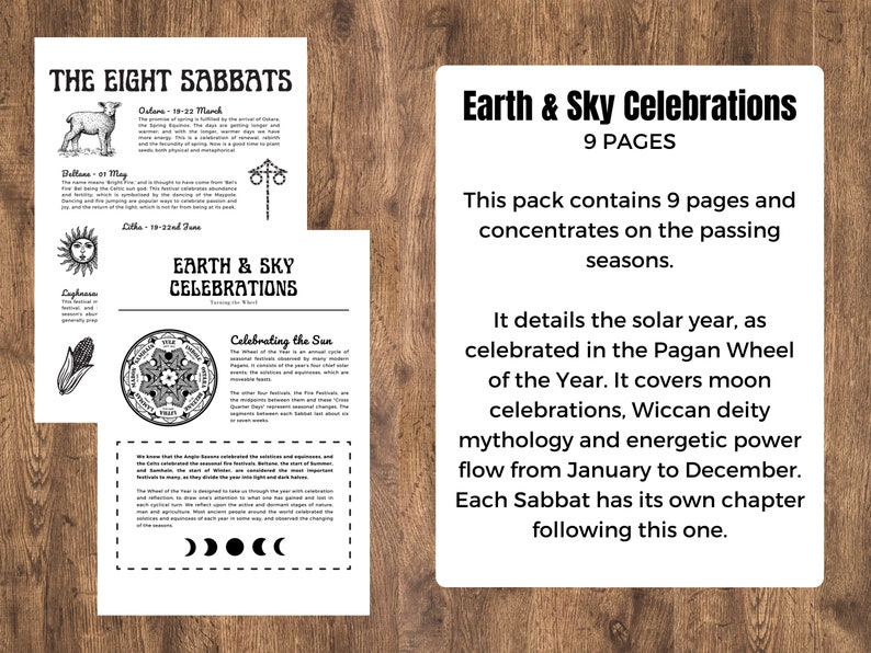 Printable Grimoire Pages | Build Your Own Grimoire | Book of Shadows ...