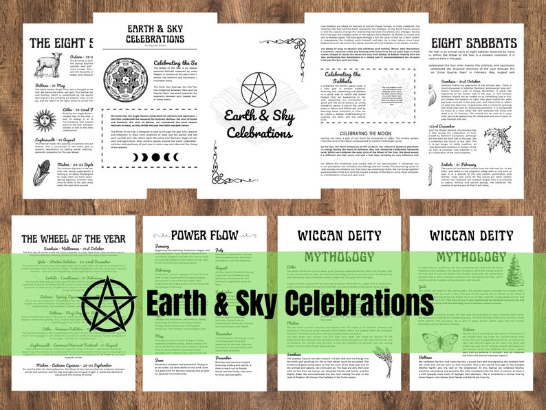 Printable Grimoire Pages | Build Your Own Grimoire | Book of Shadows ...