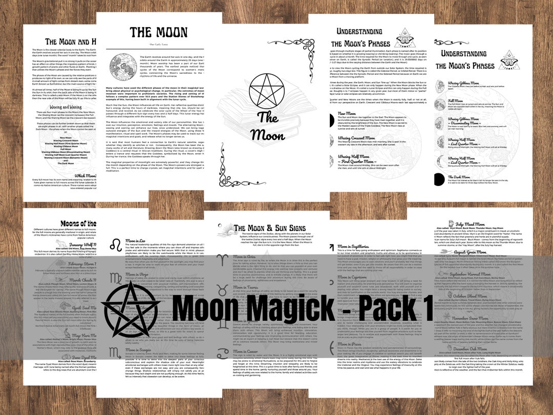 Printable Grimoire Pages | Build Your Own Grimoire | Book of Shadows ...