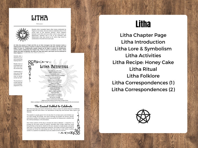 Printable Grimoire Pages Build Your Own Grimoire Book of Shadows the ...