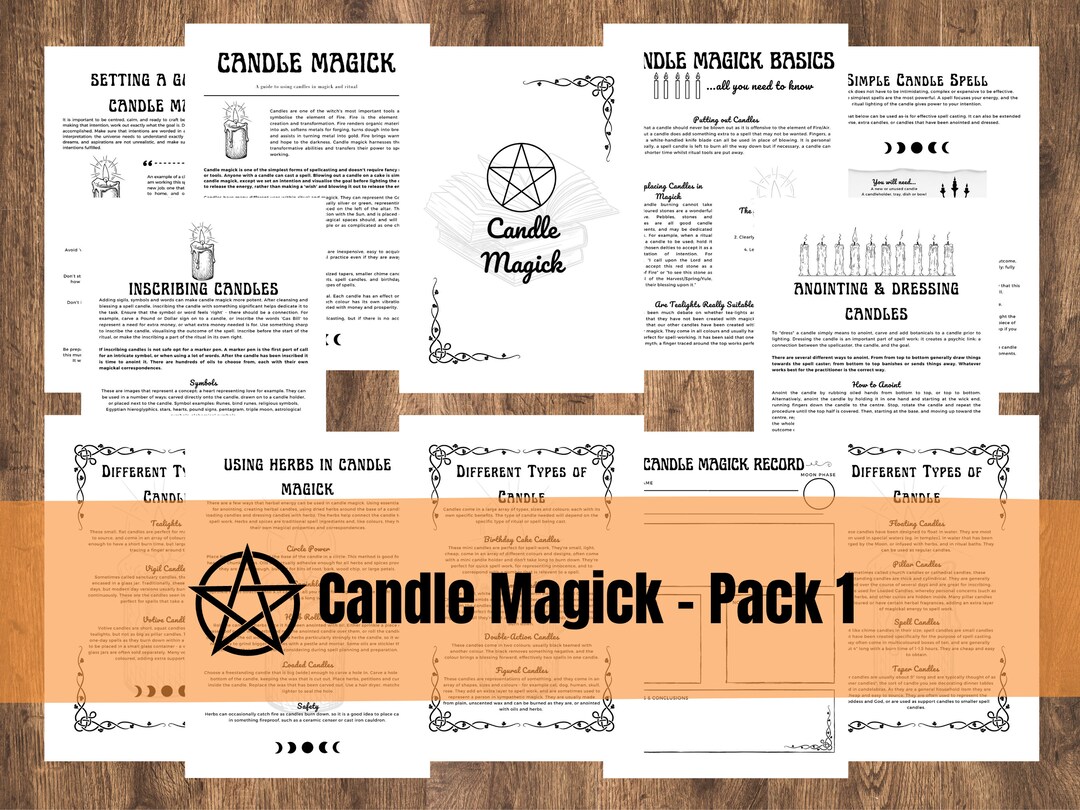 Printable Grimoire Pages | Build Your Own Grimoire | Book of Shadows ...