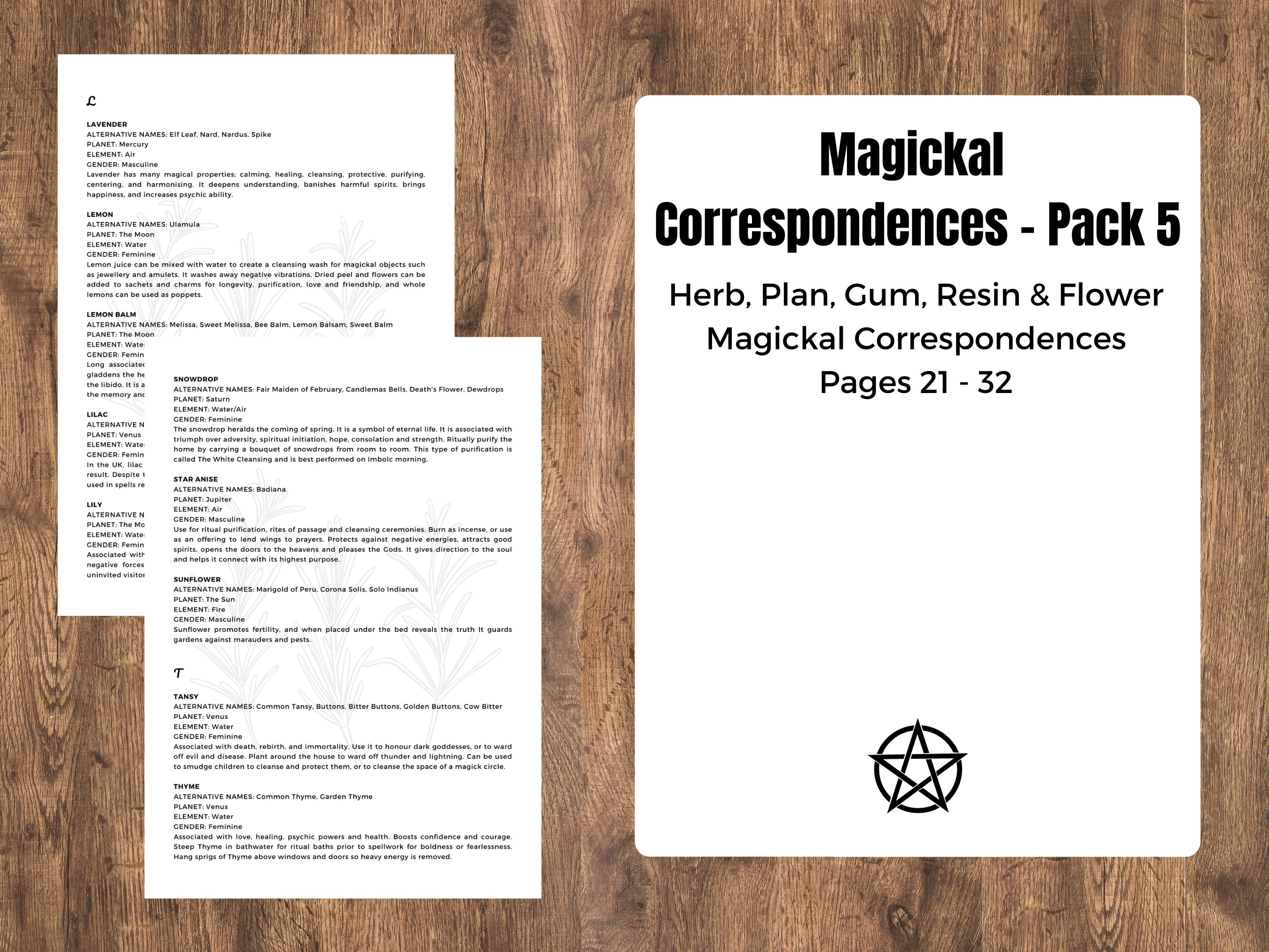 Printable Grimoire Pages Build Your Own Grimoire Book of Shadows the ...