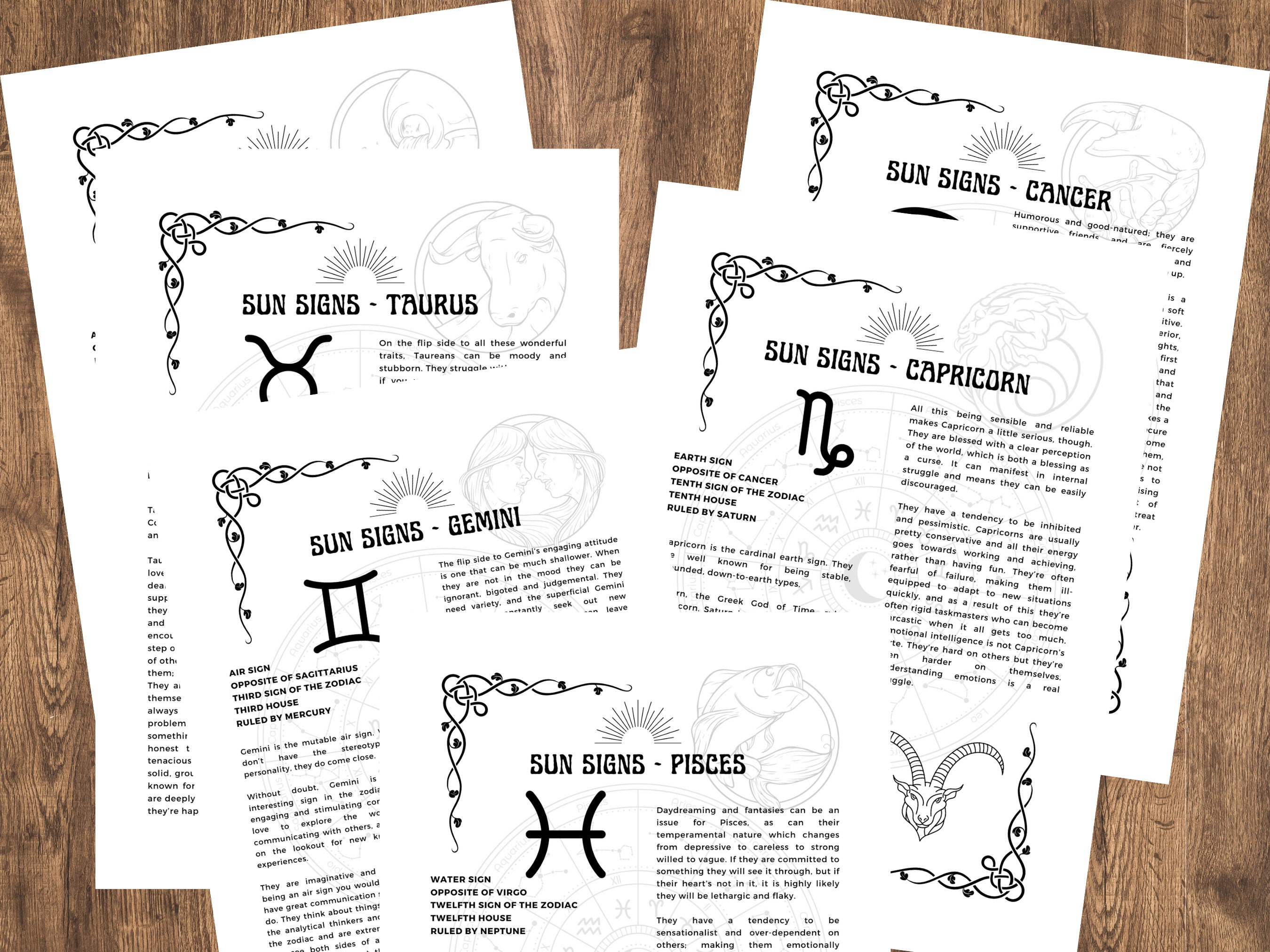Printable Grimoire Pages Build Your Own Grimoire Book of Shadows the ...