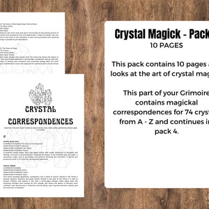 Printable Grimoire Pages | Build Your Own Grimoire | Book of Shadows ...