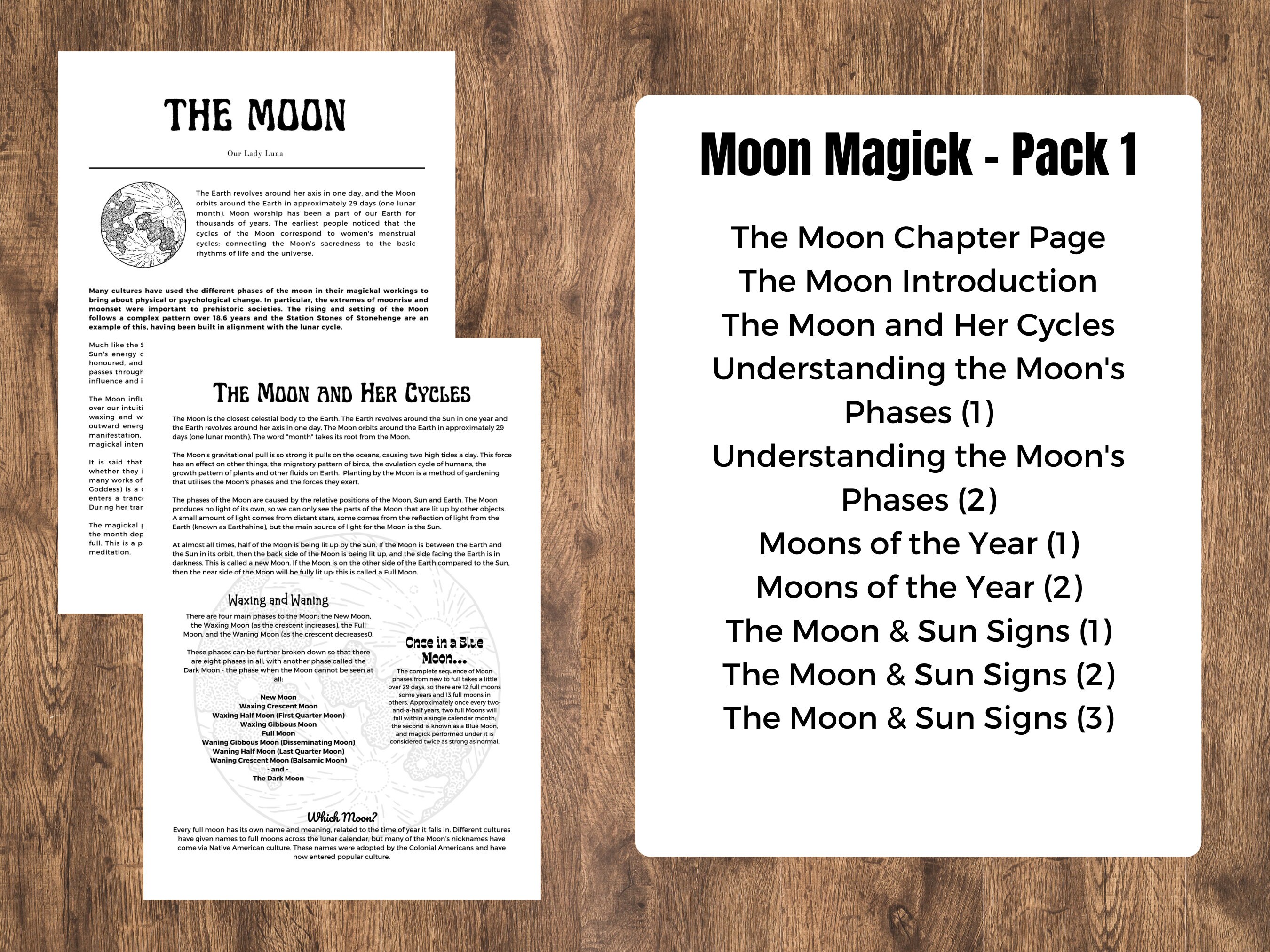 Printable Grimoire Pages Build Your Own Grimoire Book of Shadows the ...