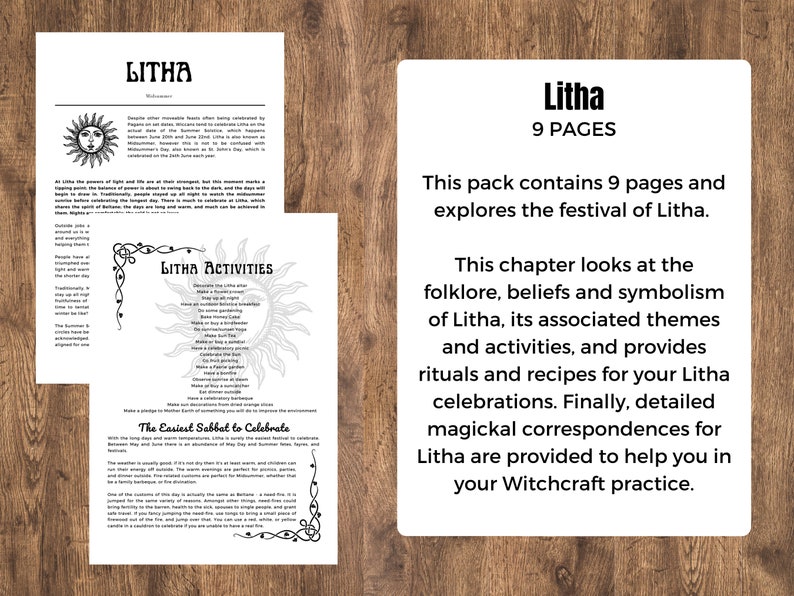 Printable Grimoire Pages Build Your Own Grimoire Book of Shadows the ...