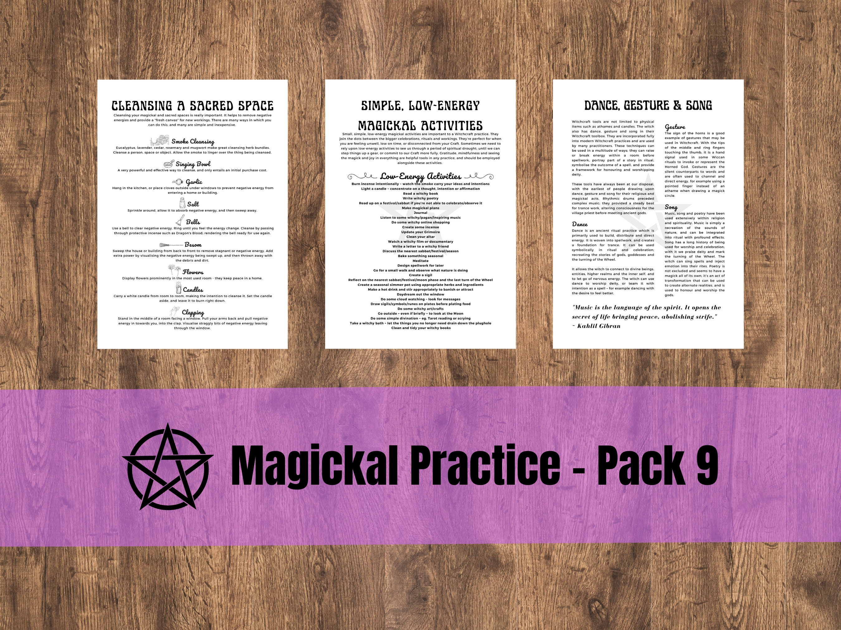 Printable Grimoire Pages Build Your Own Grimoire Book of Shadows the ...