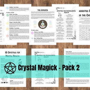 Printable Grimoire Pages | Build Your Own Grimoire | Book of Shadows ...
