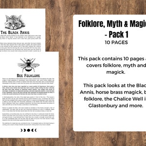 Printable Grimoire Pages | Build Your Own Grimoire | Book of Shadows ...