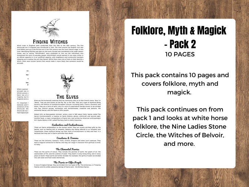 Printable Grimoire Pages | Build Your Own Grimoire | Book of Shadows ...