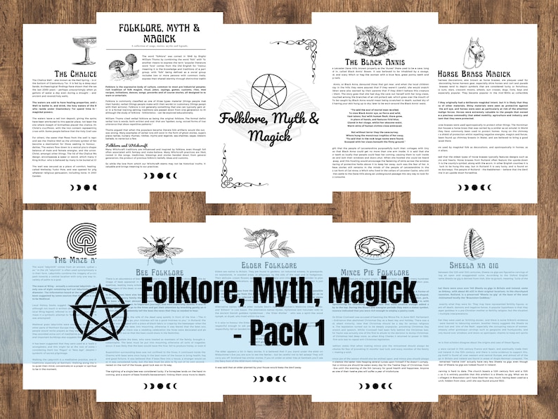Printable Grimoire Pages | Build Your Own Grimoire | Book of Shadows ...