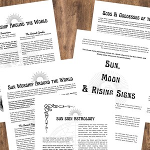Printable Grimoire Pages | Build Your Own Grimoire | Book of Shadows ...