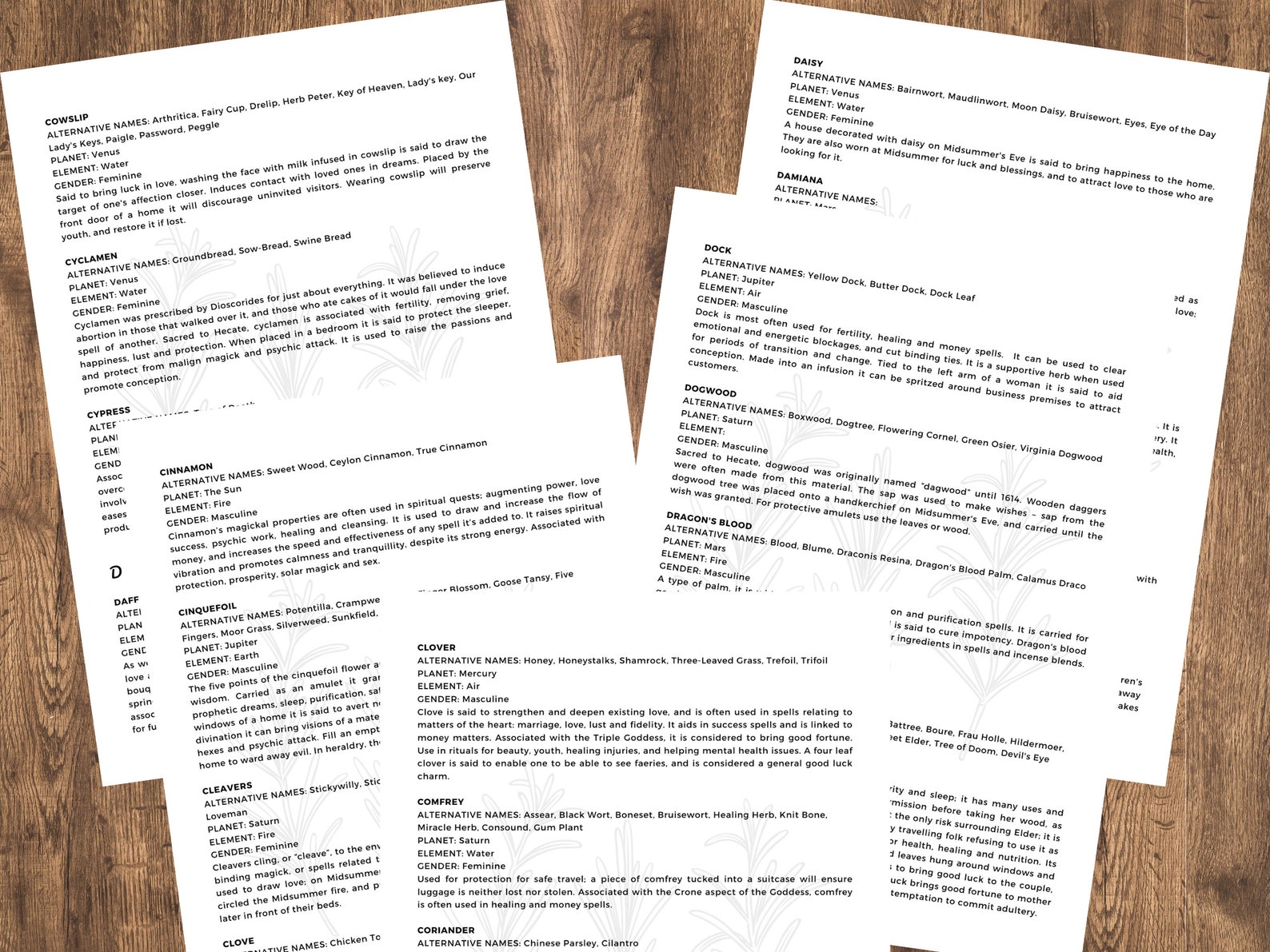 Printable Grimoire Pages | Build Your Own Grimoire | Book of Shadows ...