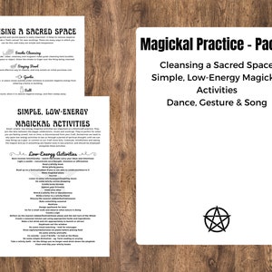 Printable Grimoire Pages | Build Your Own Grimoire | Book of Shadows ...