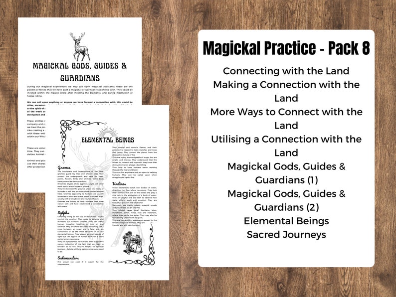 Printable Grimoire Pages | Build Your Own Grimoire | Book of Shadows ...