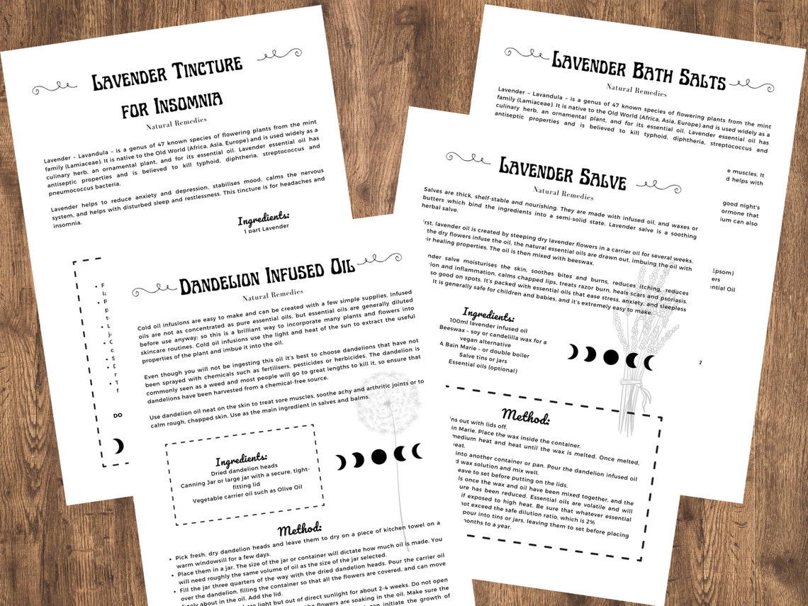 Printable Grimoire Pages Build Your Own Grimoire Book of Shadows the Cemetery Witch Learn ...