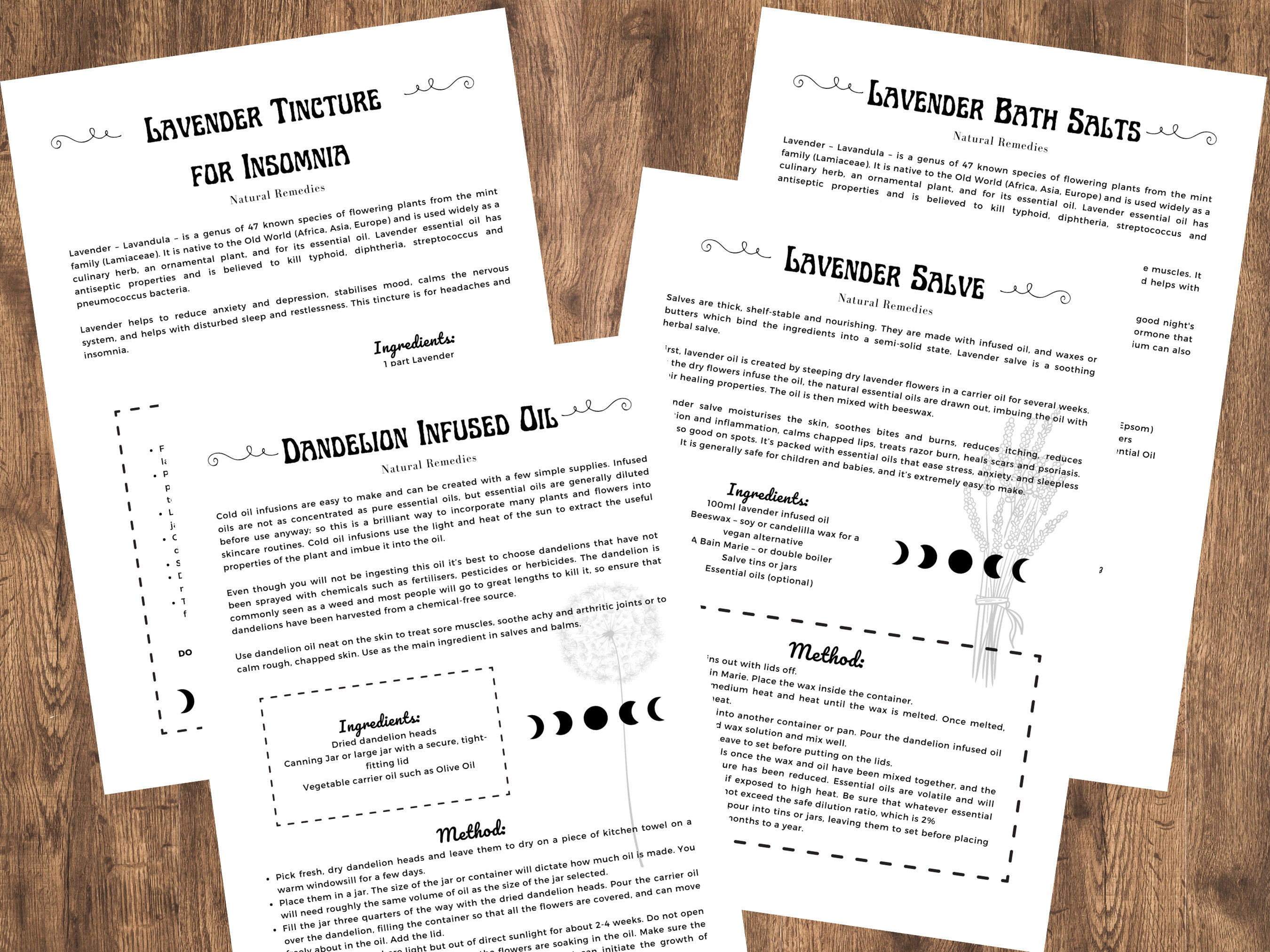 Printable Grimoire Pages Build Your Own Grimoire Book of Shadows the ...