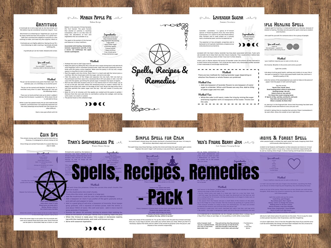 Printable Grimoire Pages | Build Your Own Grimoire | Book of Shadows ...