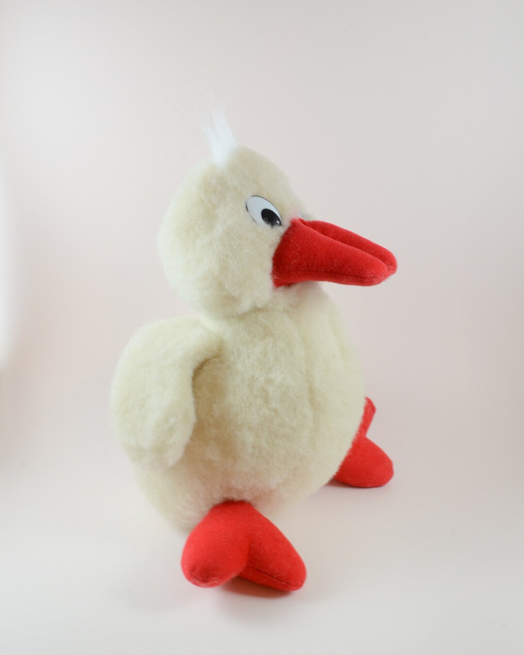 Kid's Toy Made From Wool / Wool Duck / Wool White Duck / Wool Bird Toy ...